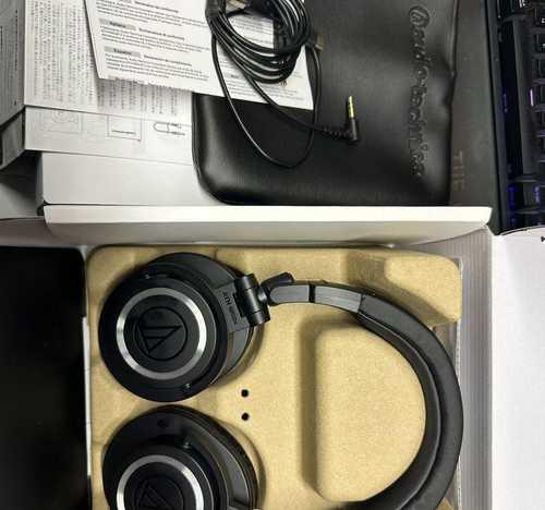 Наушники audio technica ath m50xbt2