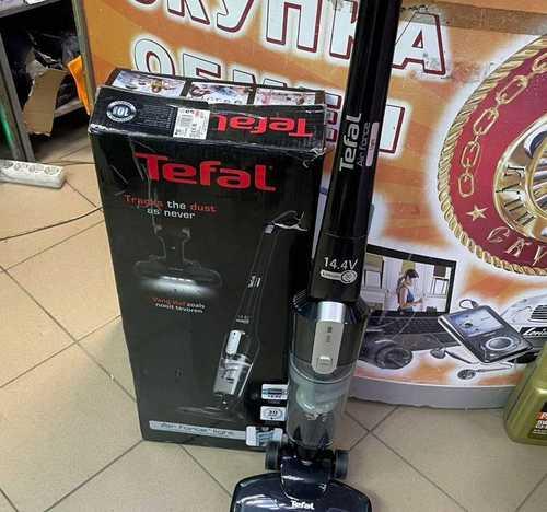 Вертикальный Беспроводной пылесос Tefal как новый