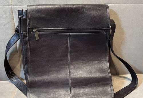 Сумка планшет натуральная кожа Le Donne Leather