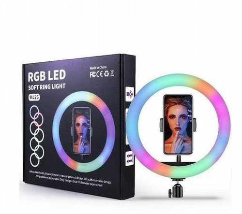 Светодиодная кольцевая лампа RGB LED soft ring Опт