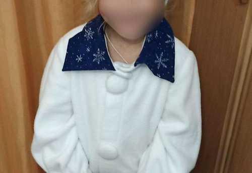 Детский новогодний костюм Снеговик