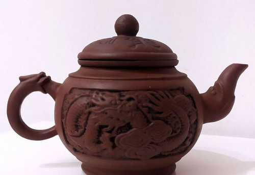 Китайский заварочный чайник с драконом
