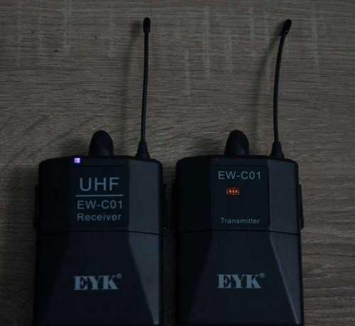 Беспроводной петличный микрофон EYK EW-C01