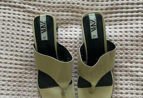 Туфли мюли zara