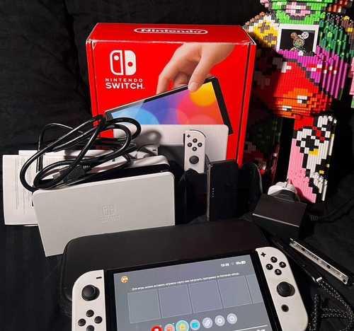 Nintendo Switch Oled 256гб - прошитая