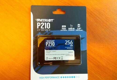 SSD накопитель Patriot P210 P210S256G25 256гб, 2.5