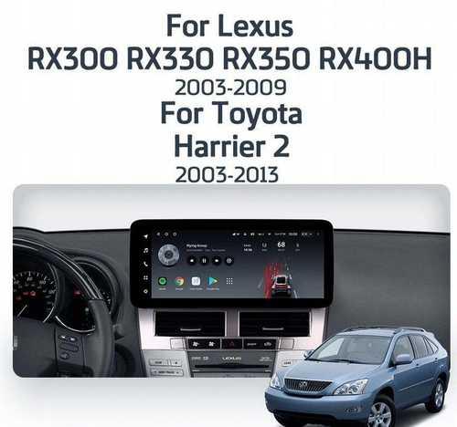 Магнитола android rx300 harrier Teyes Lux One