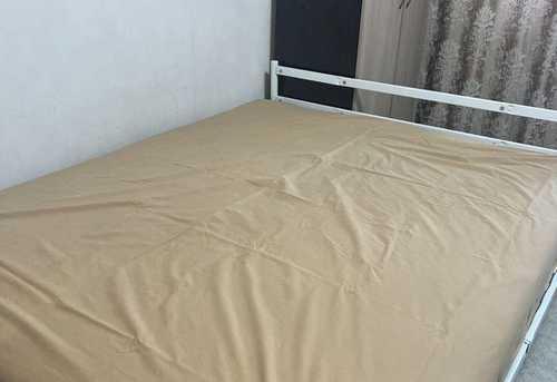 Кровать металлическая с матрасом Ascona