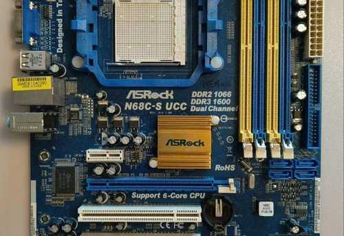 Плата под ремонт ASRock N68C-S UCC