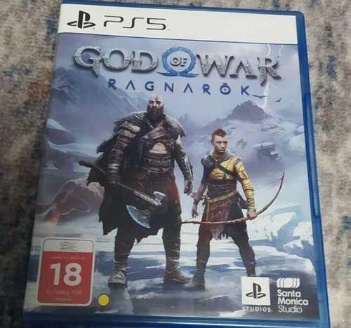 Диски на ps5 god of war ragnarok