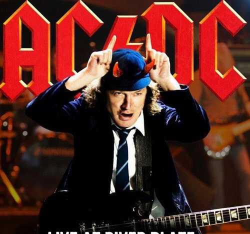 Виниловая пластинка AC/DC - Live AT River Plate (Limited Gold Nugget Vinyl LP, Artwork Print)