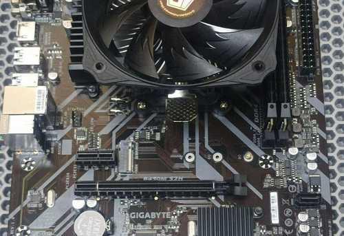 Материнская плата Gigabyte b450m s2h + Ryzen5 2600