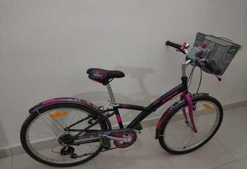 Велосипед подростковый для девочки b'twin