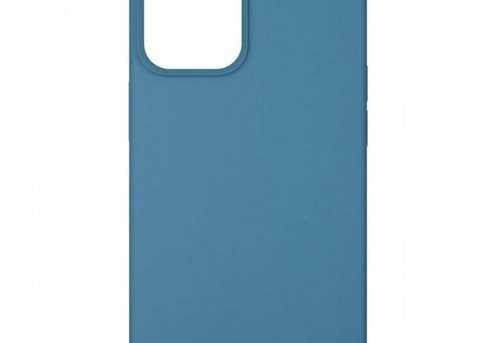 Чехол для iPhone 14 Silicone Case (Серо-голубой)
