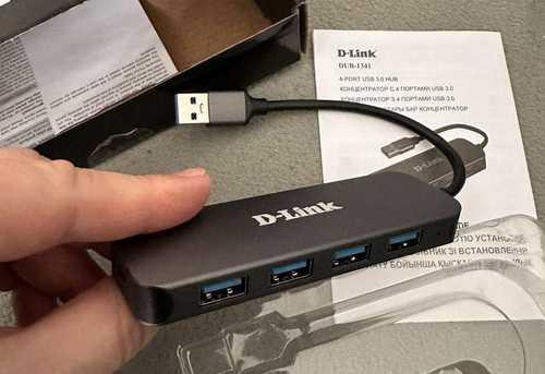 USB хаб dlink 1341