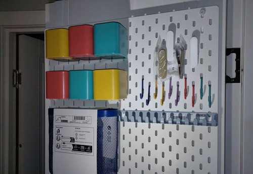 Цветные аксессуары к панелям Skadis IKEA (Скадис)