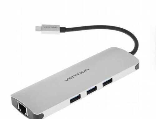 Мультифункциональный хаб USB-C Vention 9 в 1