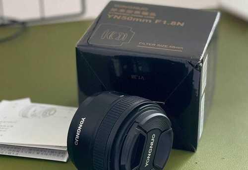 Объектив YongNuo YN50mm F1.8 AF для Nikon
