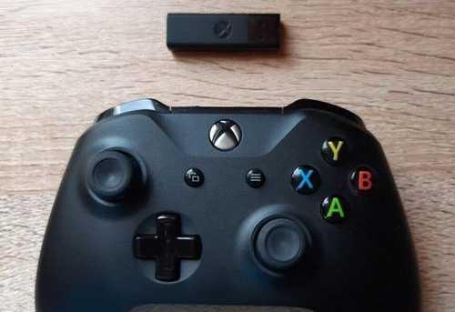 Геймпад Xbox ONE с беспроводным адаптером