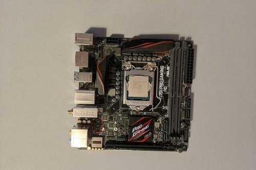 Asus Z170I pro gaming + pentium g4560