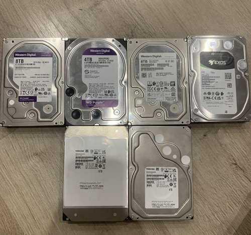 Жесткий диск 8 TB 4 тв