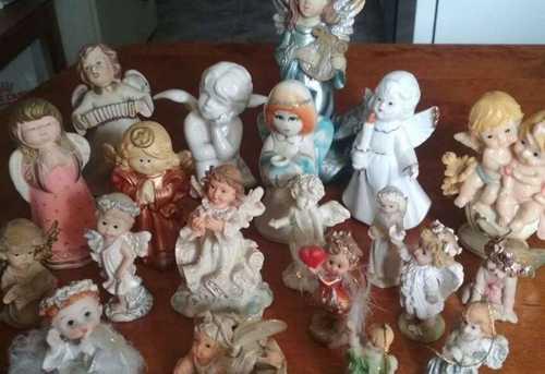 Статуэтка ангелы ангелочки коллекция из 20 штук