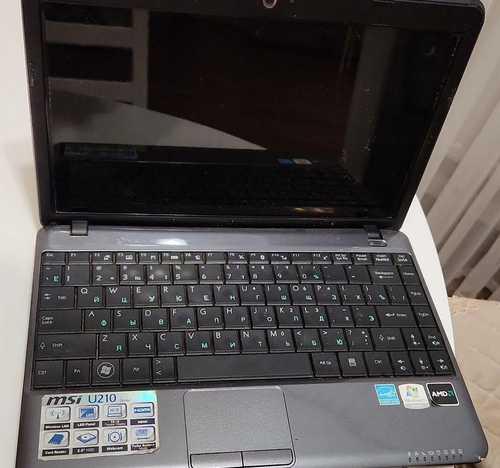 Ноутбук msi u210