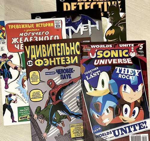 Комиксы DC Marvel Sonic