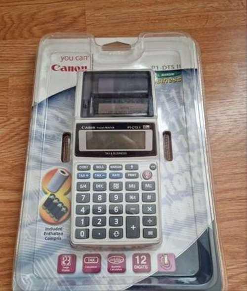 Калькулятор canon с печатью