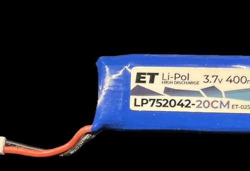 Аккумулятор LI-Pol 3.7V, 400mAh