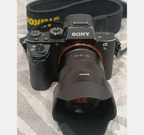 Sony a7s ii body   Sony Carl Zeiss 55/1,8 za