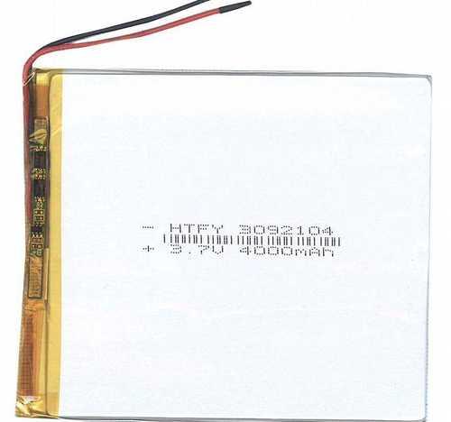 Аккумулятор Li-Pol (батарея) 3*92*104мм 2pin 3.7V