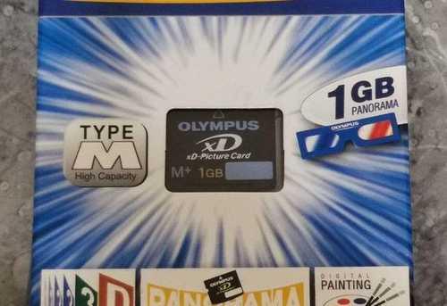 Карта памяти Olympus xD Picture Card M+, 1Gb