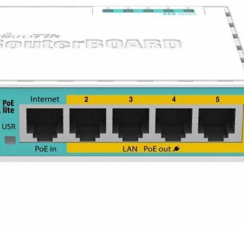 WI-FI роутер mikrotik RB750UPr2 hex PoE lite