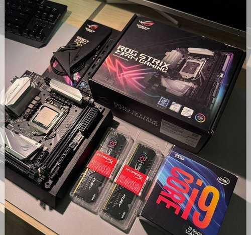 Материнская плата Asus ROG strix Z370-I   Core i9