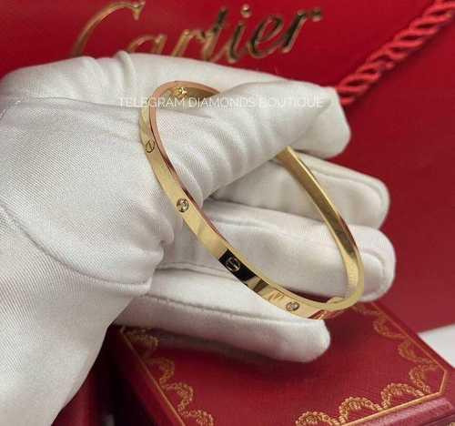 Браслет cartier love small желтое золото 750