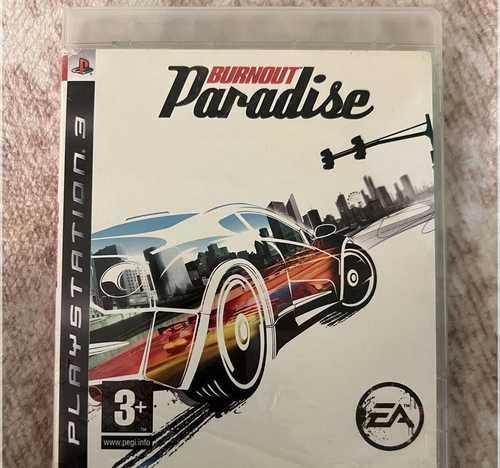 Диски на ps3 Burnout Paradise