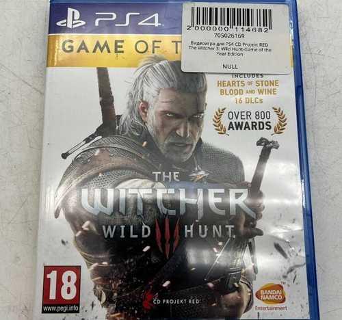 PS4 CD Projekt RED The Witcher 3: Wild Hunt-Game o