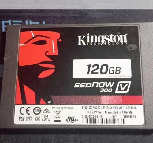 SSD накопитель Kingston V300 2.5" 120 гб