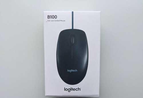 Мышка Logitech B100. Новая