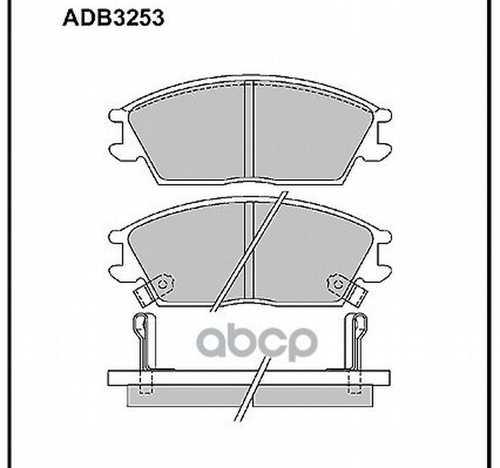 Колодки тормозные дисковые перед honda accord