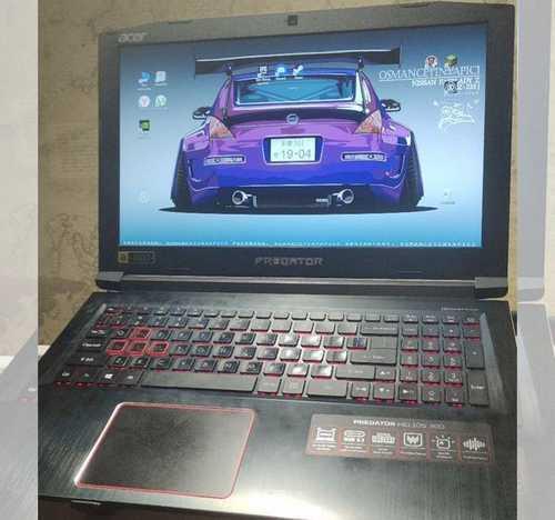 Ноутбук acer predator helios 300