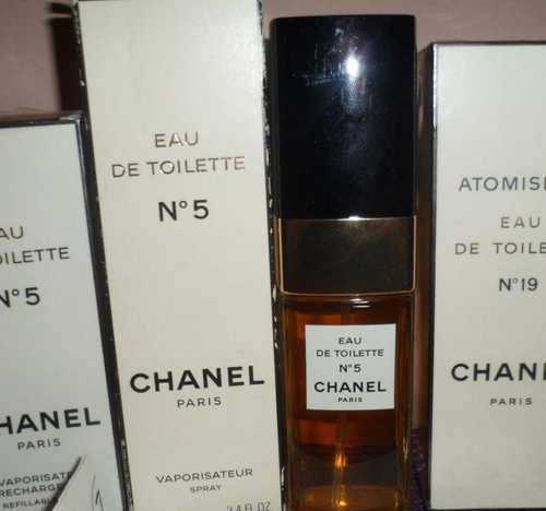 Винтажные духи Chanel № 5 и № 19