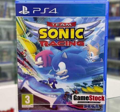 PS4 Team Sonic Racing Б/У (Русские субтитры) cusa-11115