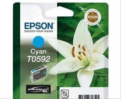 Картридж Epson T0592 Cyan C13T05924010