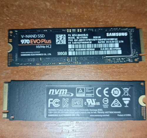 Ssd m2 nvme samsung 970 evo plus 500gb