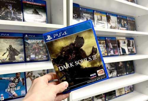 Игровой диск ps4 ps5 dark souls 3 / дарк соулс 3