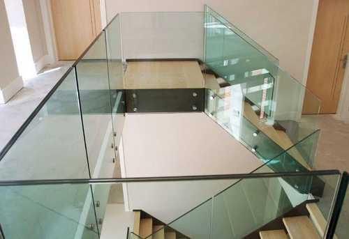 Перегородка из стекла лестница терраса