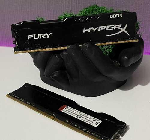 Оперативная память ddr4 hyperx fury 4x2 8gb