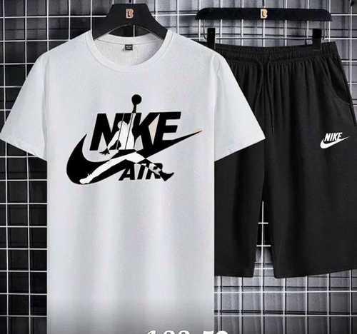 Спортивный костюм мужской шорты и футболка Nike